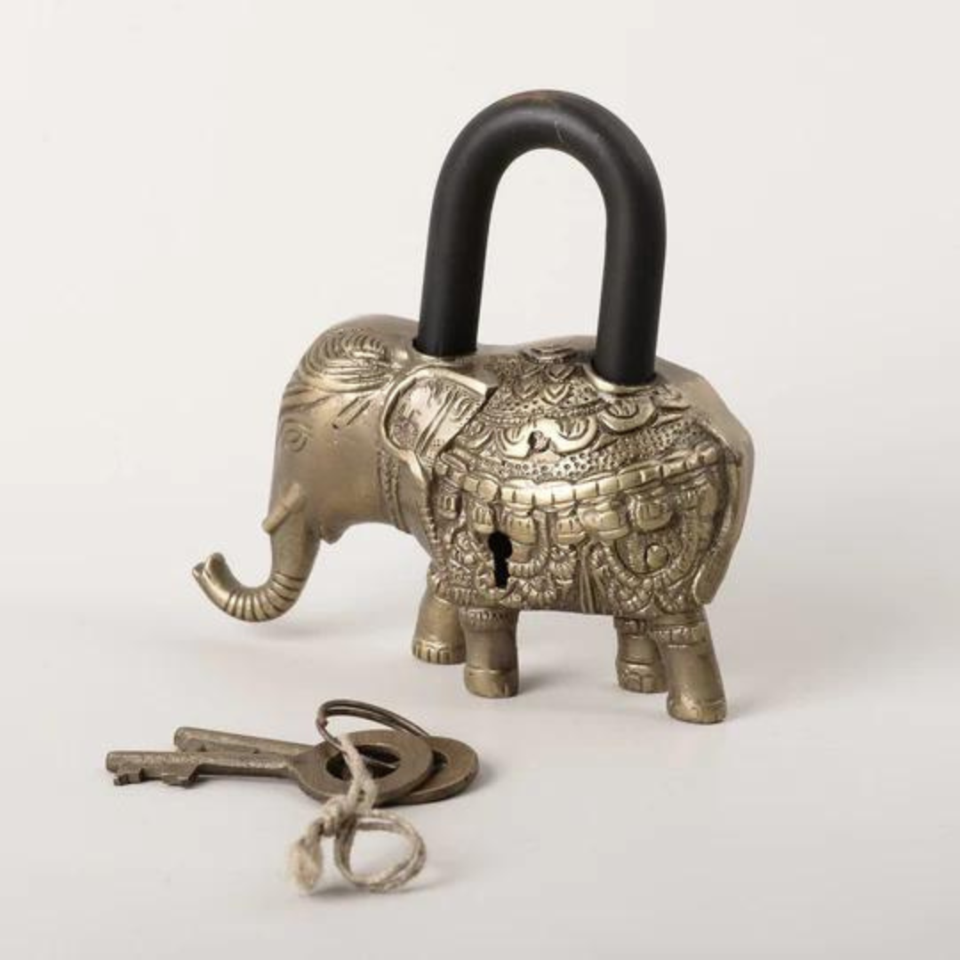 Brass Elephant Lock – Badger & Fox Singapore